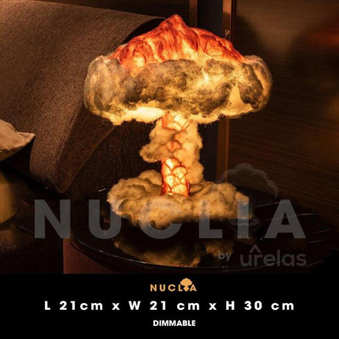 Nuclia - The Original 3D Nuclear Explosion Lamp (Mushroom Cloud) – Urelas