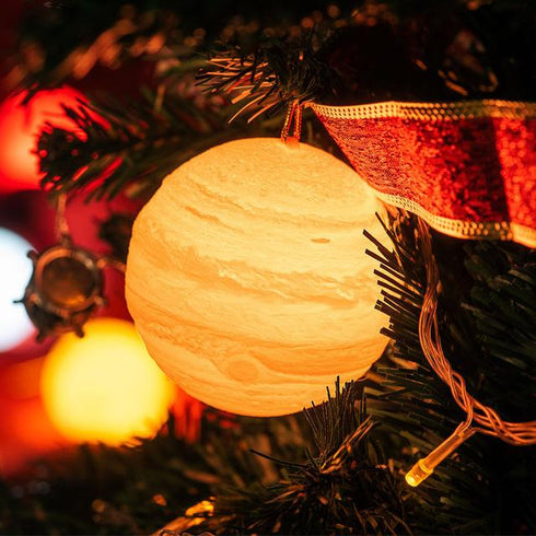 Spacemas - 3D Solar System (Planetary) Lamp Ornaments for Christmas Tr ...